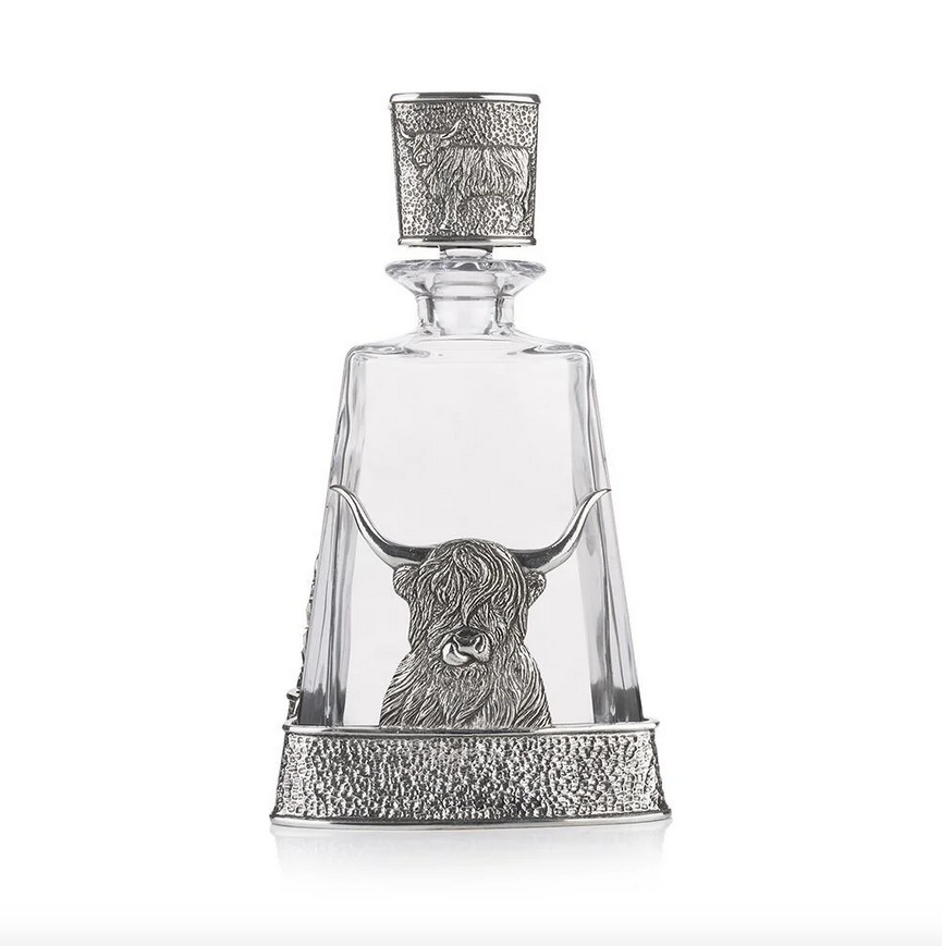 Highland Cow Pyramid Decanter – Kilts Wi Hae Ltd