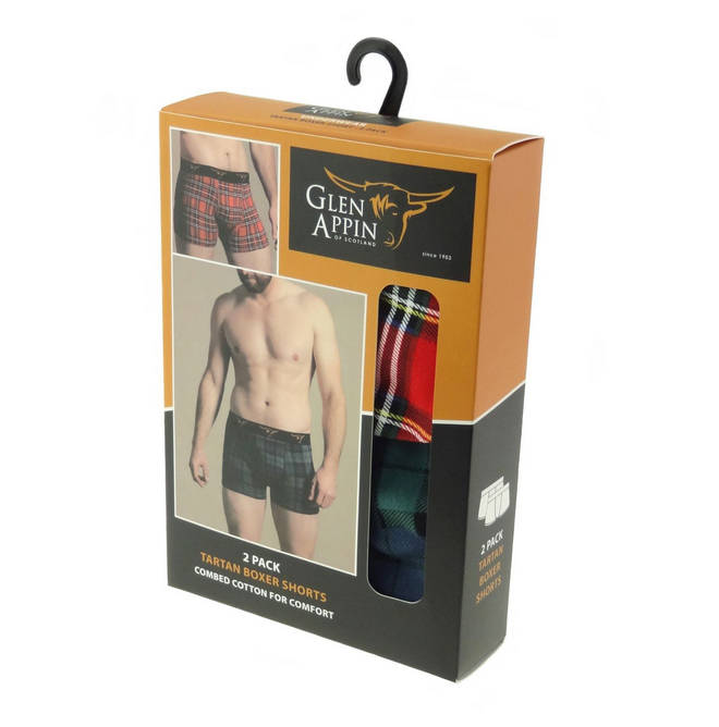 Mens 2 Pack Tartan Boxers – Kilts Wi Hae Ltd