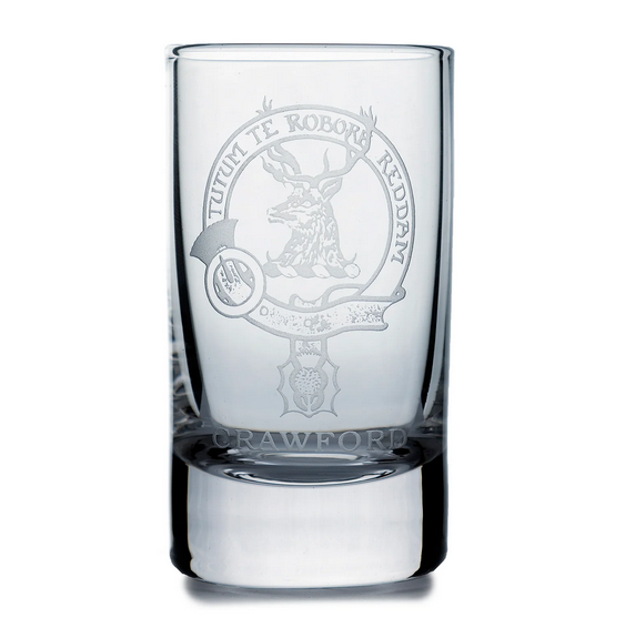 Dram Tot Shot Glass - Crawford – Kilts Wi Hae Ltd