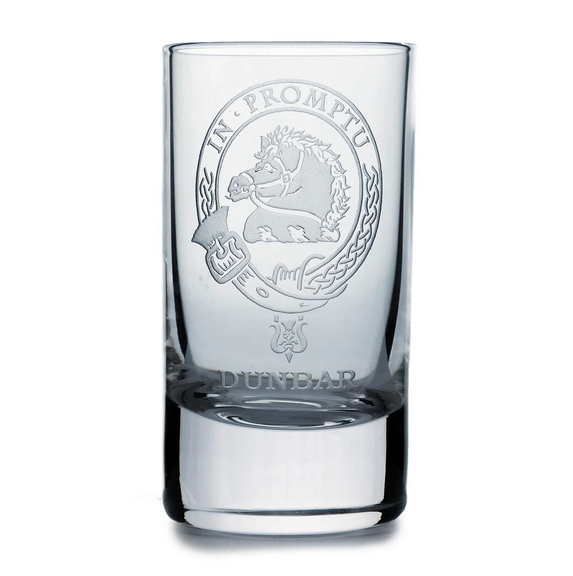 Dram Tot Shot Glass - Dunbar – Kilts Wi Hae Ltd