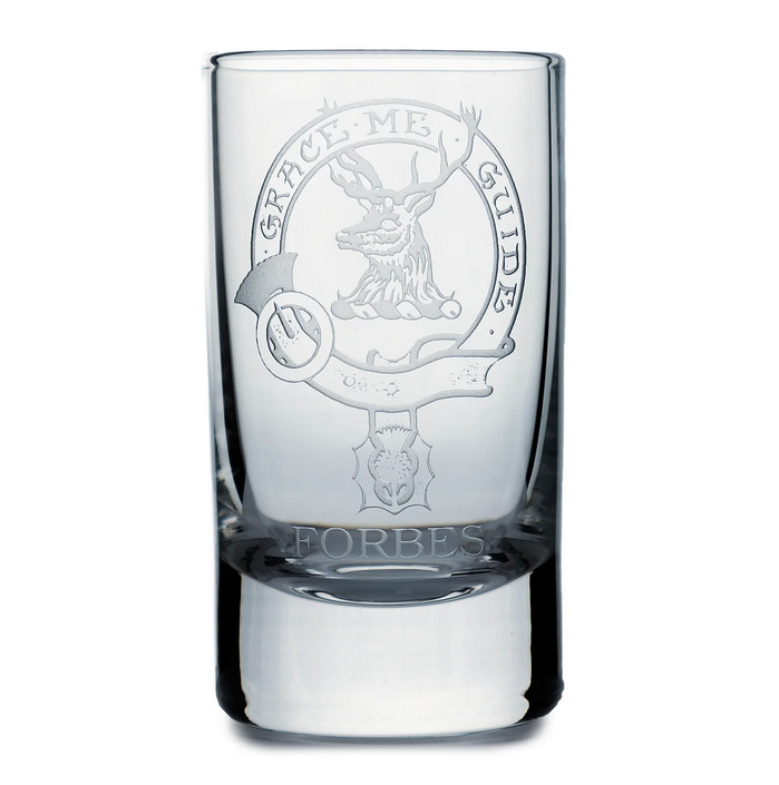 Dram Tot Shot Glass - Forbes – Kilts Wi Hae Ltd