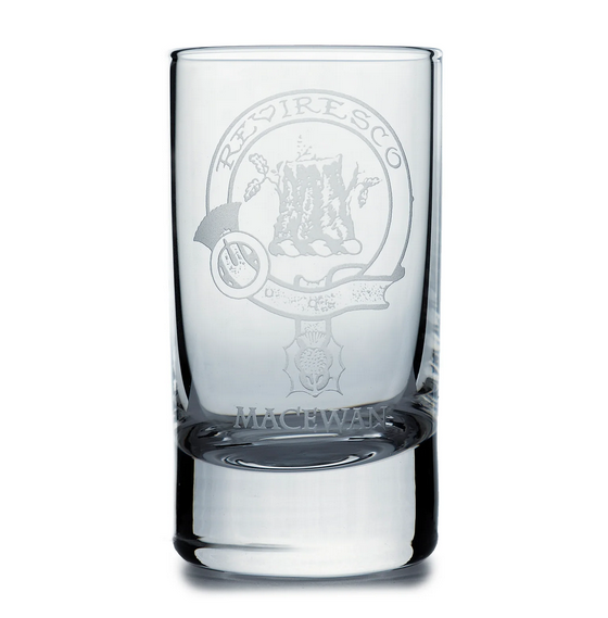 Dram Tot Shot Glass - MacEwan – Kilts Wi Hae Ltd
